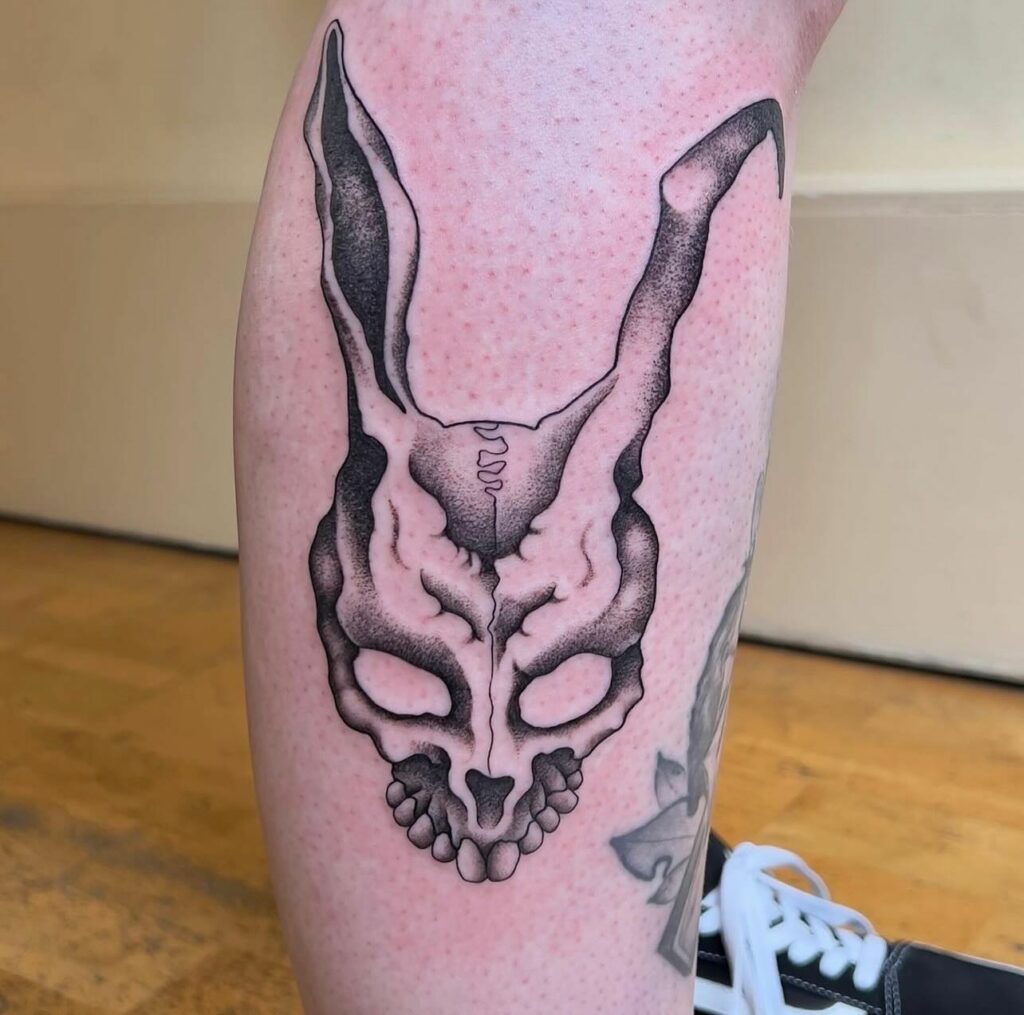 Amazing Donnie Darko - Frank tattoo by our own akos.tattoos ! If you love Akos’ work fill in an ...